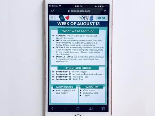 Travel Around the World Smart Class App Website | TPT