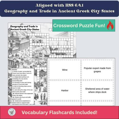 HSS 6.4.1 Puzzle Pack: Geography and Trade in Ancient Greek City-States