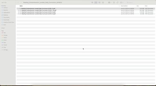 Reading Comprehension Leveled Daily Curriculum {BUNDLE} by The Autism ...