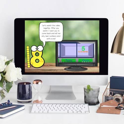 Teen Numbers Math Games | 1st Grade Place Value | Math Lesson Slides