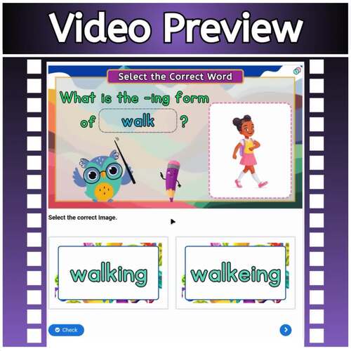 -ing Form of Verbs: Adding '-ing' Without Spelling Modification Digital ...