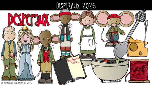 Desperaux clip art 25 Literature clipart Mouse clipart Book Companion ...