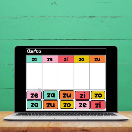 Sílabas iniciales BUNDLE 5 by Jorja's Dual Language Classroom Bilingual