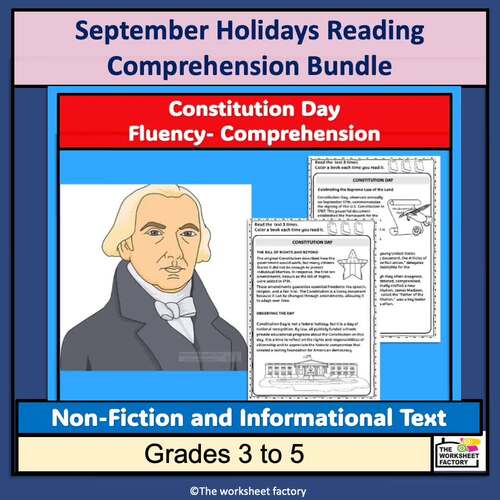 September Holidays Reading Comprehension Bundle: Labor Day, Patriot Day ...