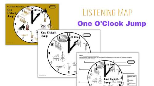 Count Basie Jazz Big Band, Swing, Music History lesson, Listening Map ...