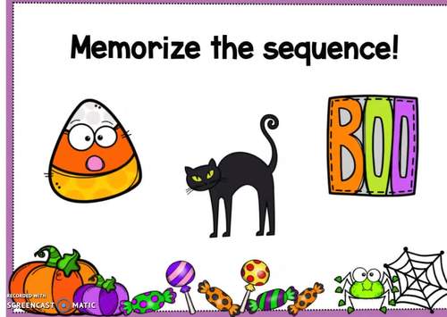 Halloween Memory Game Boom Cards™ Distance Learning by Creating 4 ESL
