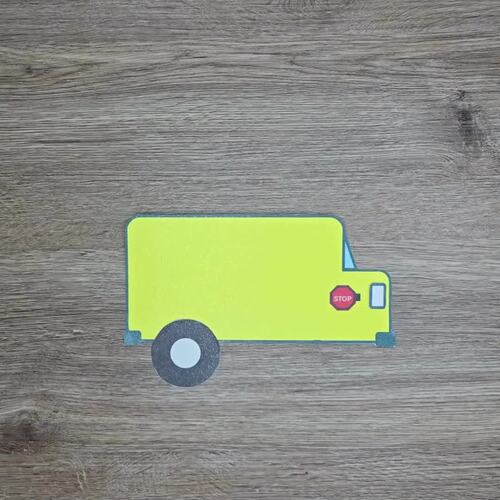 Name School Bus Craft Template by Mollers Makes It | TPT