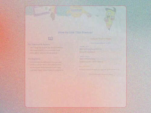 Editable Back-to-School Planner 2025–2026 | Student & Teacher Digital ...