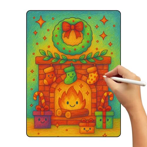 Christmas Doodle Coloring Pages – 20 Holiday Sheets + Color Cover