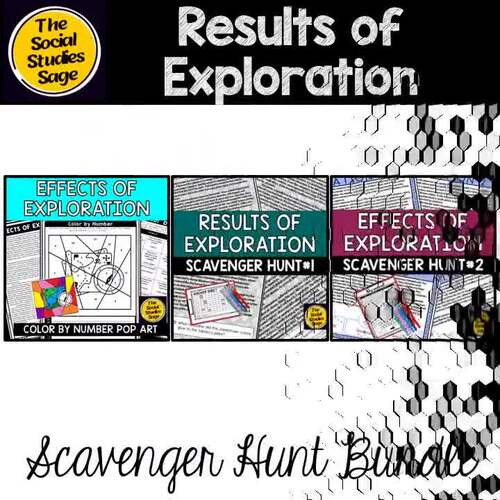 Effects of Exploration Scavenger Hunts - Reading Comprehension Activities