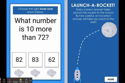 10 More 10 Less - Digital Math Activity - SET 3 - | Google Slides ...
