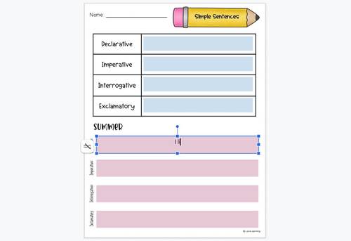 Types of Sentences - Simple, Compound, and Complex Sentences Activities