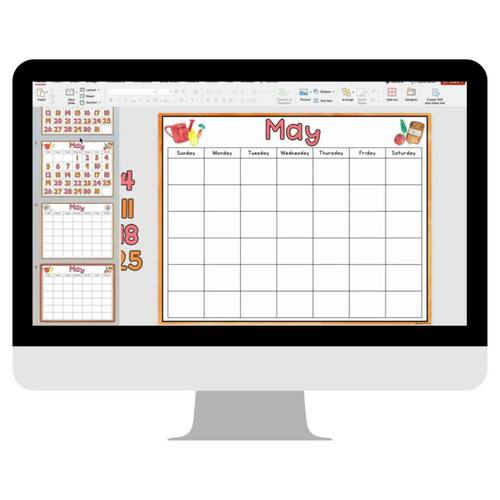 May Morning Meeting Calendar by Leanne Prince | TPT