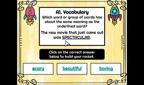 Grade 3 MyView Literacy, Unit 5 Week 1, Build a Rocket Assessment Practice