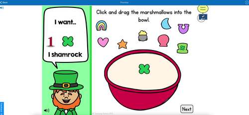 Following Instructions | St Patrick's Day Boom Cards by Teaching Autism