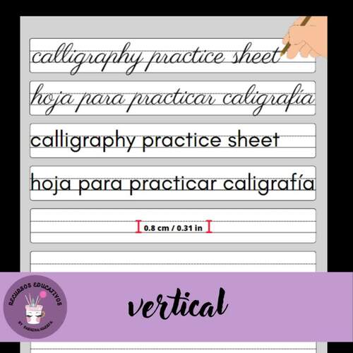 Blank Handwriting Practice Paper with Dotted Lines for Kids / Primary Write