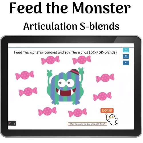 Articulation S-blends - Boom Cards™ Speech Therapy Distance Learning