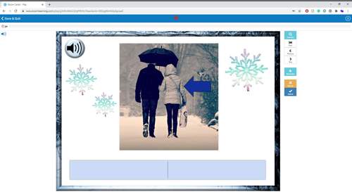 Winter Vocabulary #4 BOOM CARDS for Adult ESL by Rike Neville | TpT