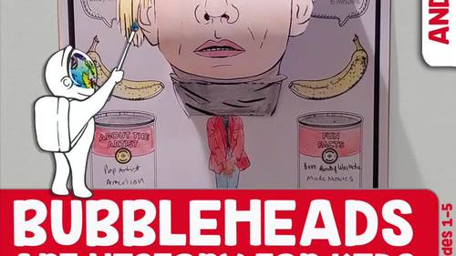 Andy Warhol Doodle Notes, Middle Schoo or Elementary Art History ...