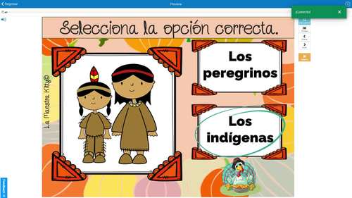 Spanish Thanksgiving Vocabulary & Definite Articles Boom Cards™ | TPT