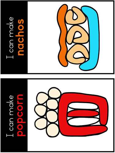 Carnival Food Play Dough Mats for Morning Work, Early Finishers, and ...