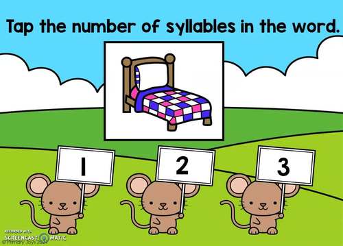 Syllables Boom Cards by Primary Joys | TPT