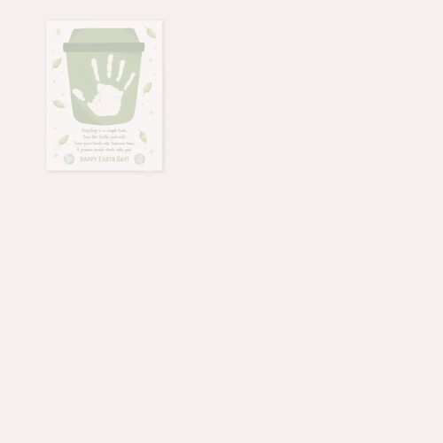 Earth Day Handprint Art Printable, Kids Toddler Craft Activity, Spring ...