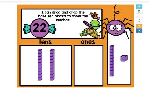Base Ten Blocks Boom Cards™ Digital Activities by Teaching Superkids