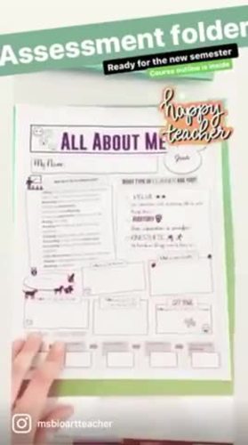 All About Me - Back to School Survey - Middle and High School | TPT