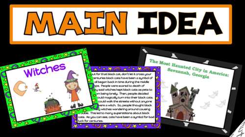 Halloween Bundle | Reading Passages and Math by Nala Bella Teaching