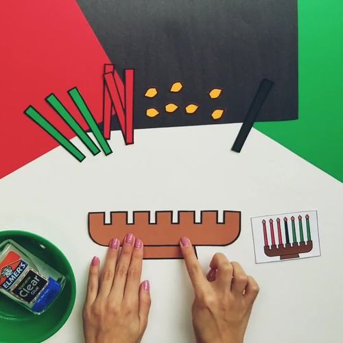 Kwanzaa Kinara Craft | Kwanzaa Craft by The Kinder Clubhouse | TPT