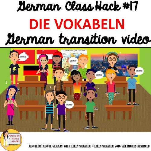 17_German Class Transition Video " Vocabulary die Vokabeln" for CI 90% ...