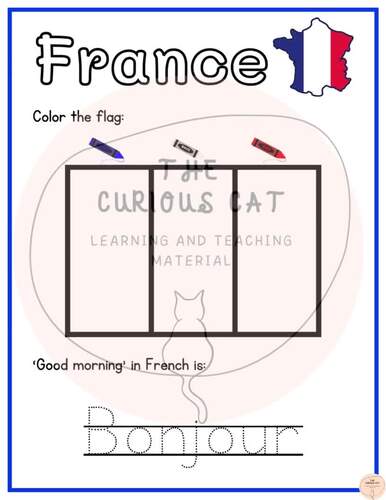 France Learning Unit, Country Study for Young Children, Travel Resource