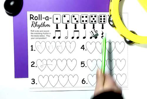 Rhythmic Composition Activity | Rhythm Game | Early Years Music | TPT