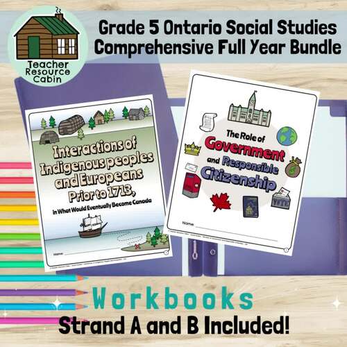 MEGA BUNDLE: Grade 5 Ontario Social Studies Full Units | TPT