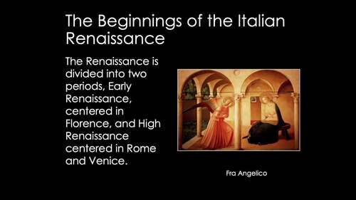 Early Renaissance Bundle: 3 Sketchbook Prompts & 25 Slide Editable ...