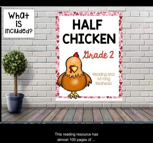 Half Chicken Fable Journeys 2nd Grade Week 24 Vocabulary Spelling ...