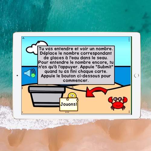 Compte jusqu'à 10 | Les glaces | Cartes Boom avec audio | TPT
