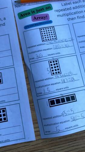 Third Grade Math Area Models & Arrays | Area and Multiplication ...