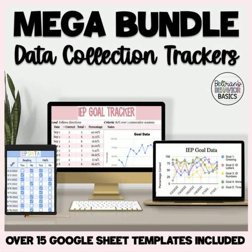 Mega Bundle Data Collection for IEP Goals by Beltran's Behavior Basics