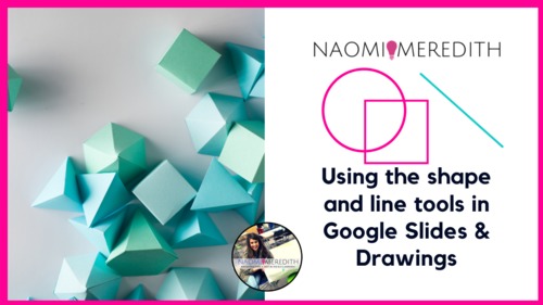 How to Use the Shape & Line Tool in Google Slides {Video} Distance Learning