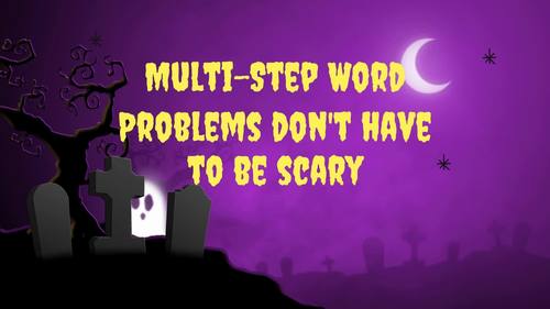 Halloween Multi-Step Word Problems Pixel Art with Printables - 3.OA.8 ...