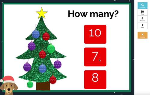 Holiday Counting 0-10 with Boom Cards™ | Digital by Just Julie Shop