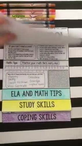 DISTANCE LEARNING Homeschool Success Flipbook Flip Book Activity