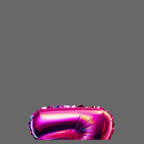 Pink Foil Balloon Alphabet Number Clipart Font Letters Headings ...