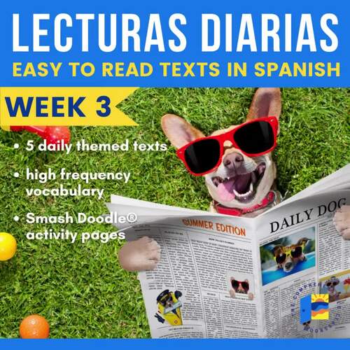 Lecturas diarias: Semana 3 - Five readings in Spanish for beginners