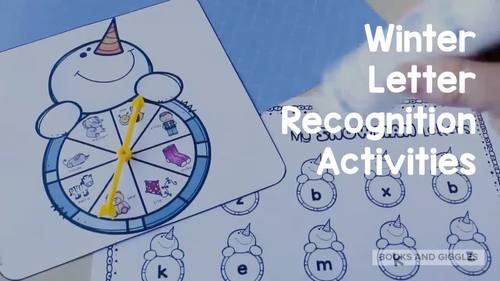 Winter Letter Recognition Activities by Books and Giggles | TPT