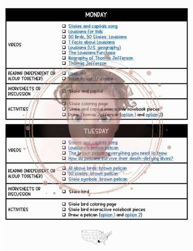 Louisiana State Unit Study | Capital, Bird, Flower, Flag, Animal ...
