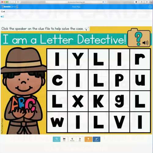 Kindergarten Boom Cards | Letter Recognition Activities | TPT
