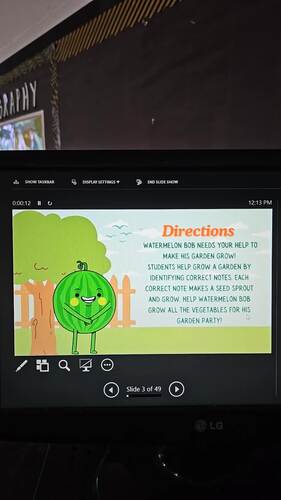 Garden Grow Treble Clef Spring Rhythm Interactive Elementary Music Activity